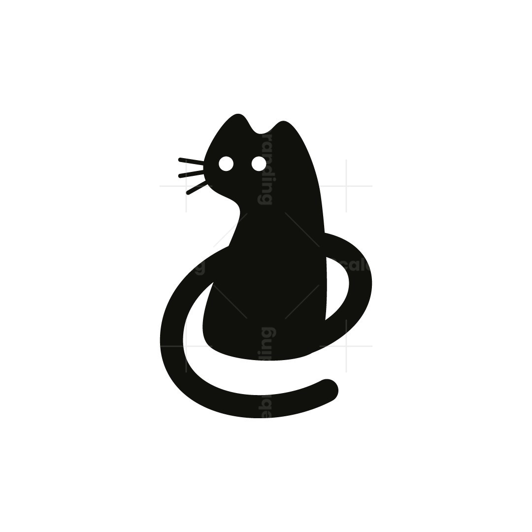 Black Cat Letter E Logo | Scalebranding
