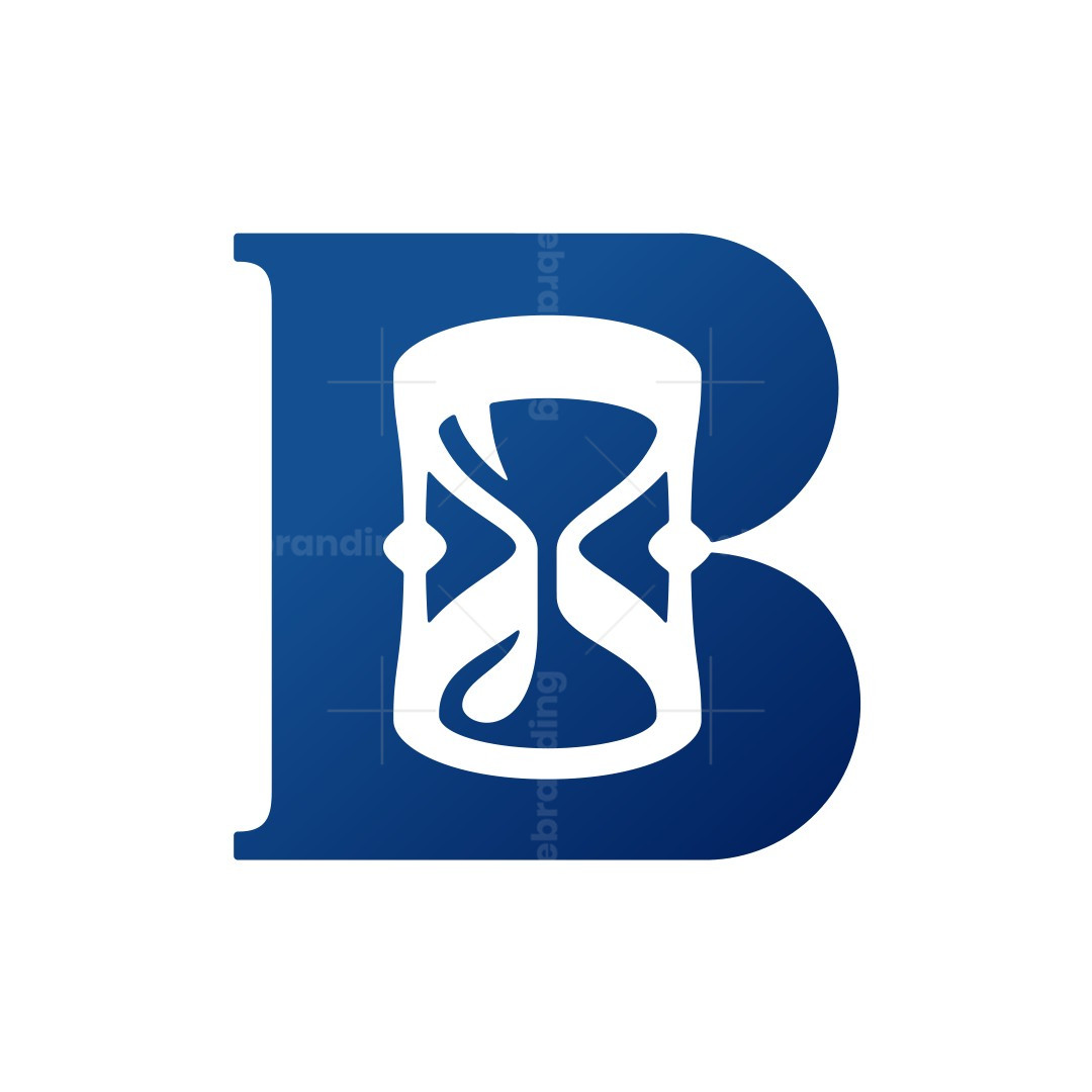 Blue B Hourglass Logo | Scalebranding