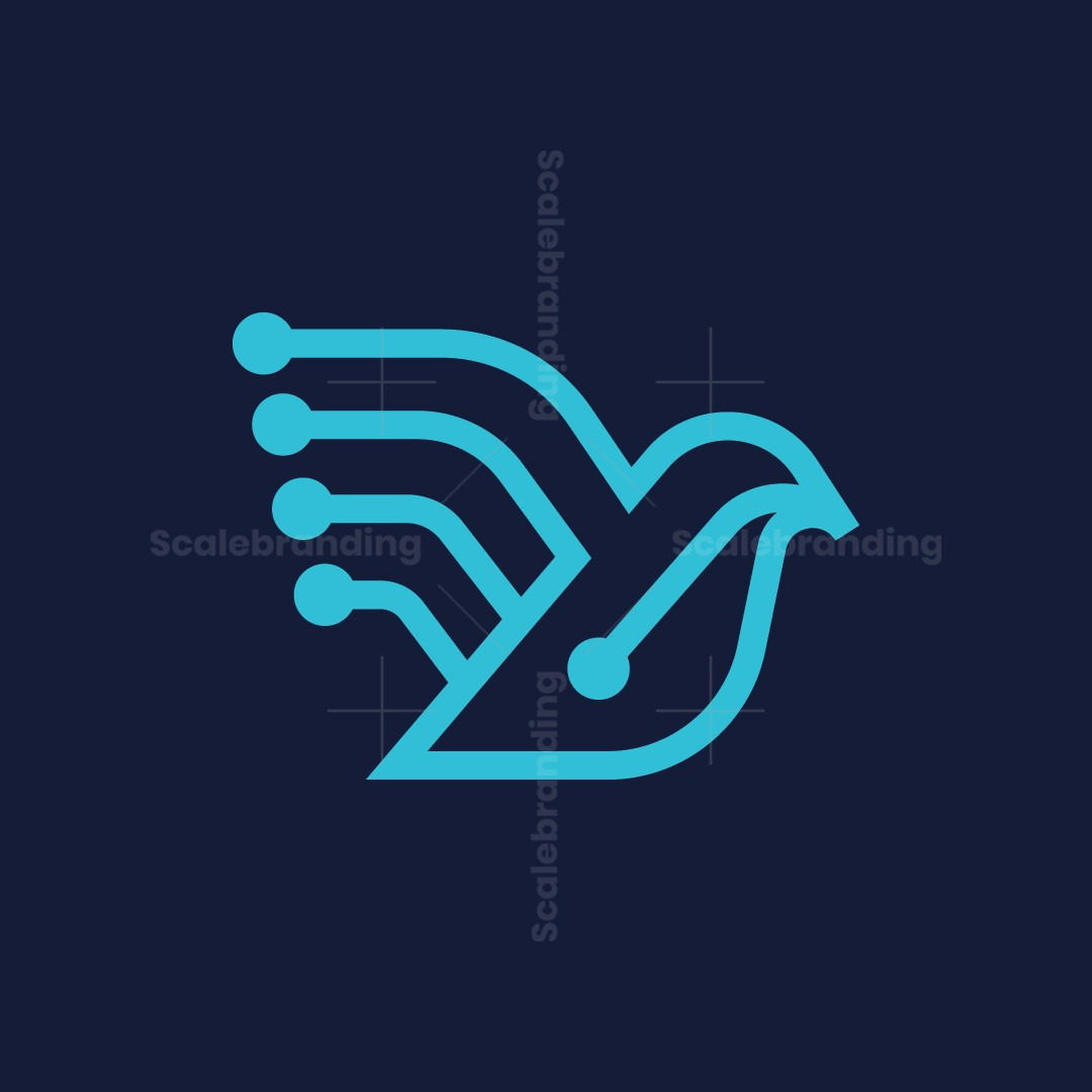 Blue Bird Technology Logo | Scalebranding