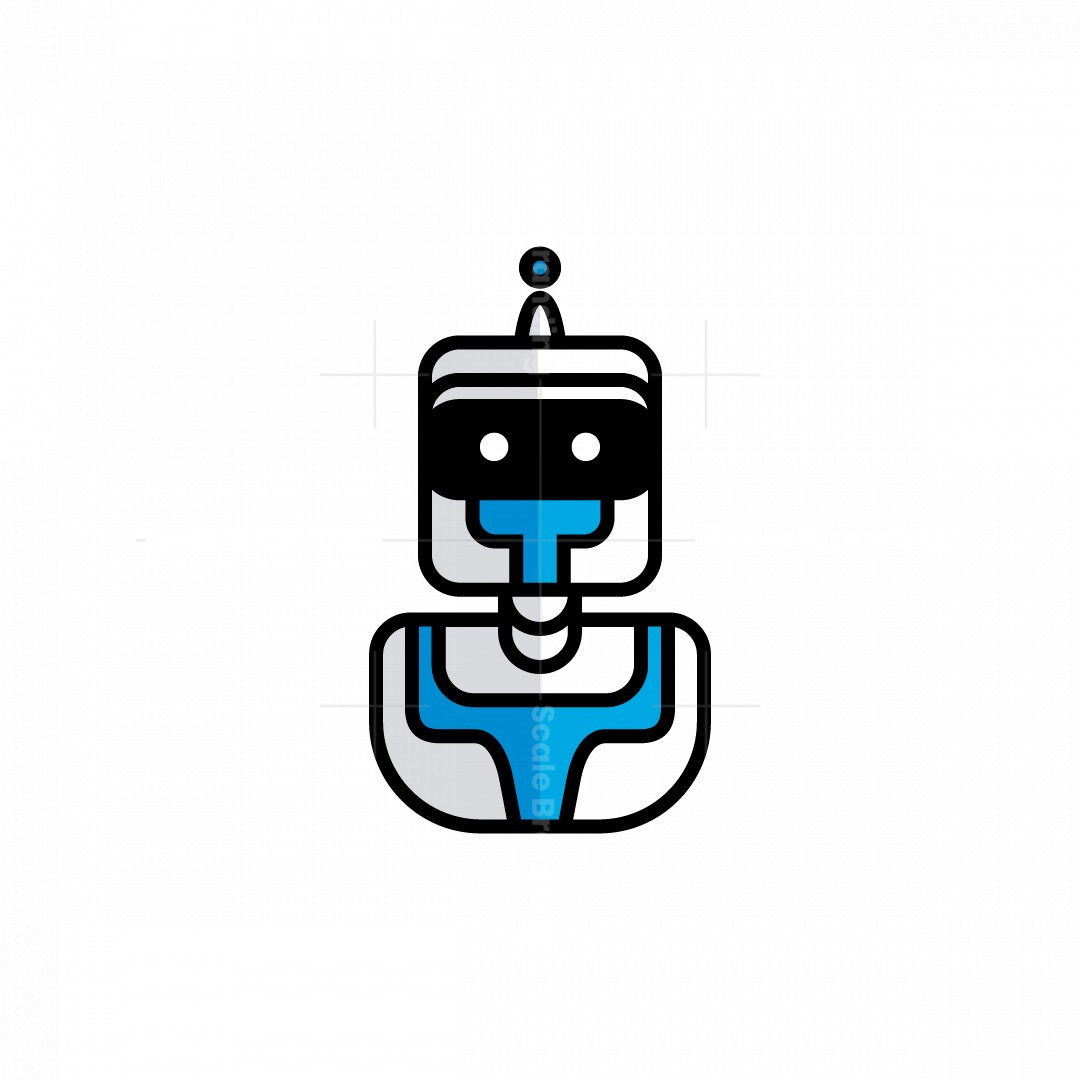 Blue Bot Logo | Scalebranding