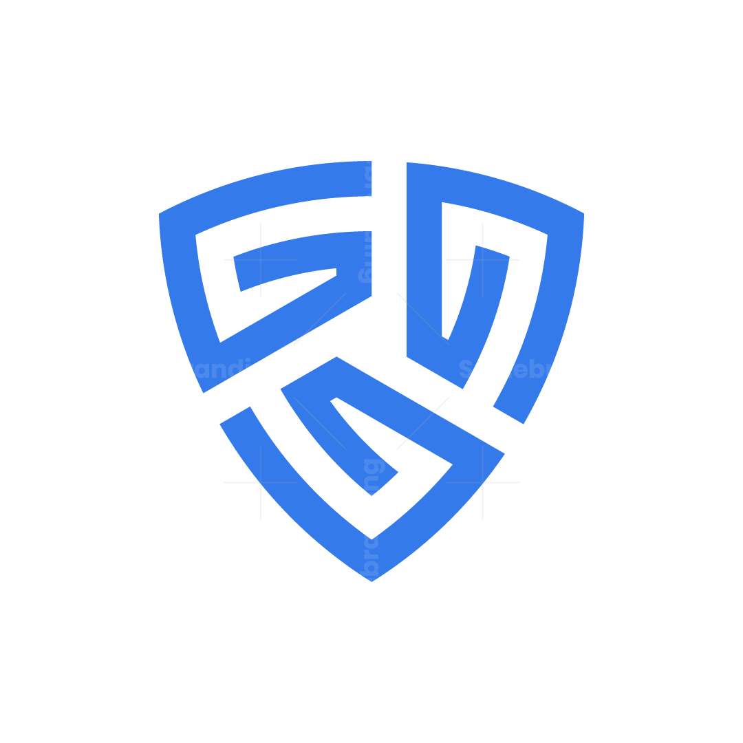 Letter G or GGG Shield Logo | Scalebranding