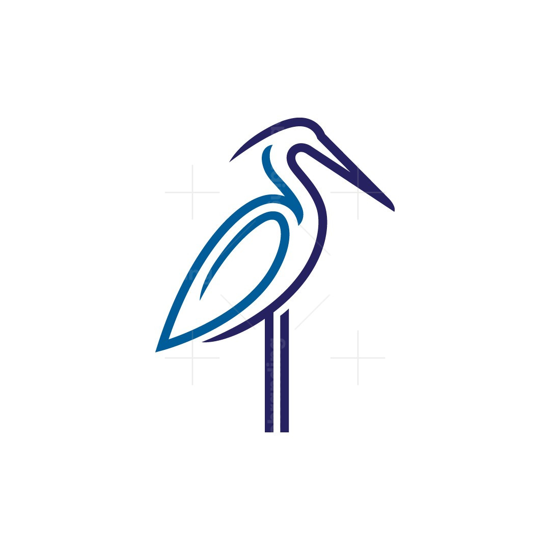 Blue Heron Logo | Scalebranding