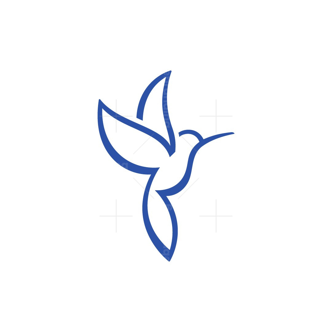 Blue Hummingbird Logo | Scalebranding