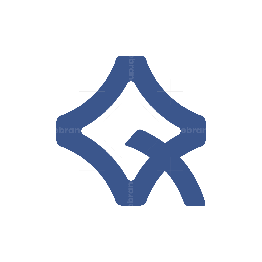 Letter Q Star Simple Logo | Scalebranding