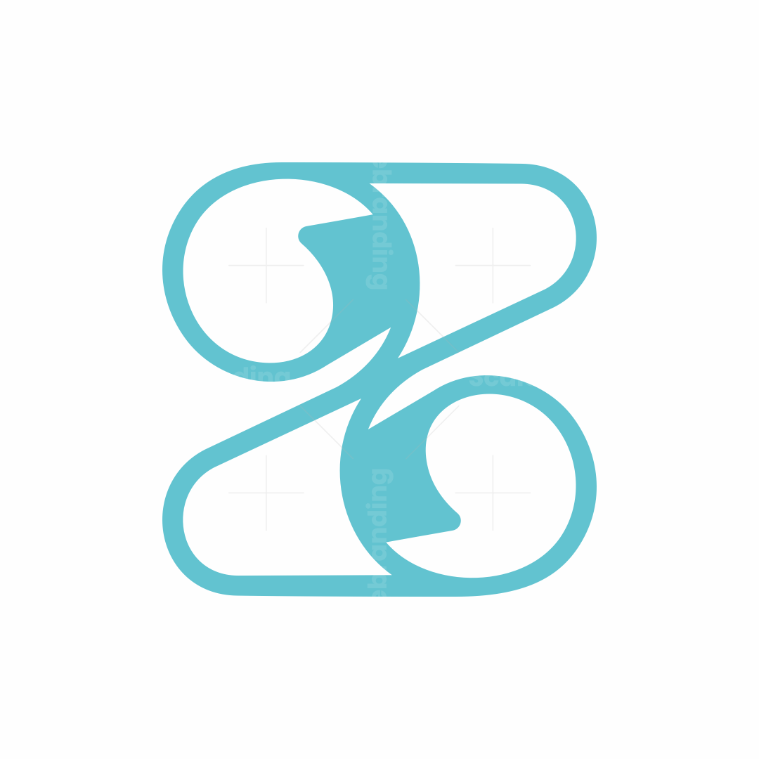 Letter S or Z Paper logo | Scalebranding