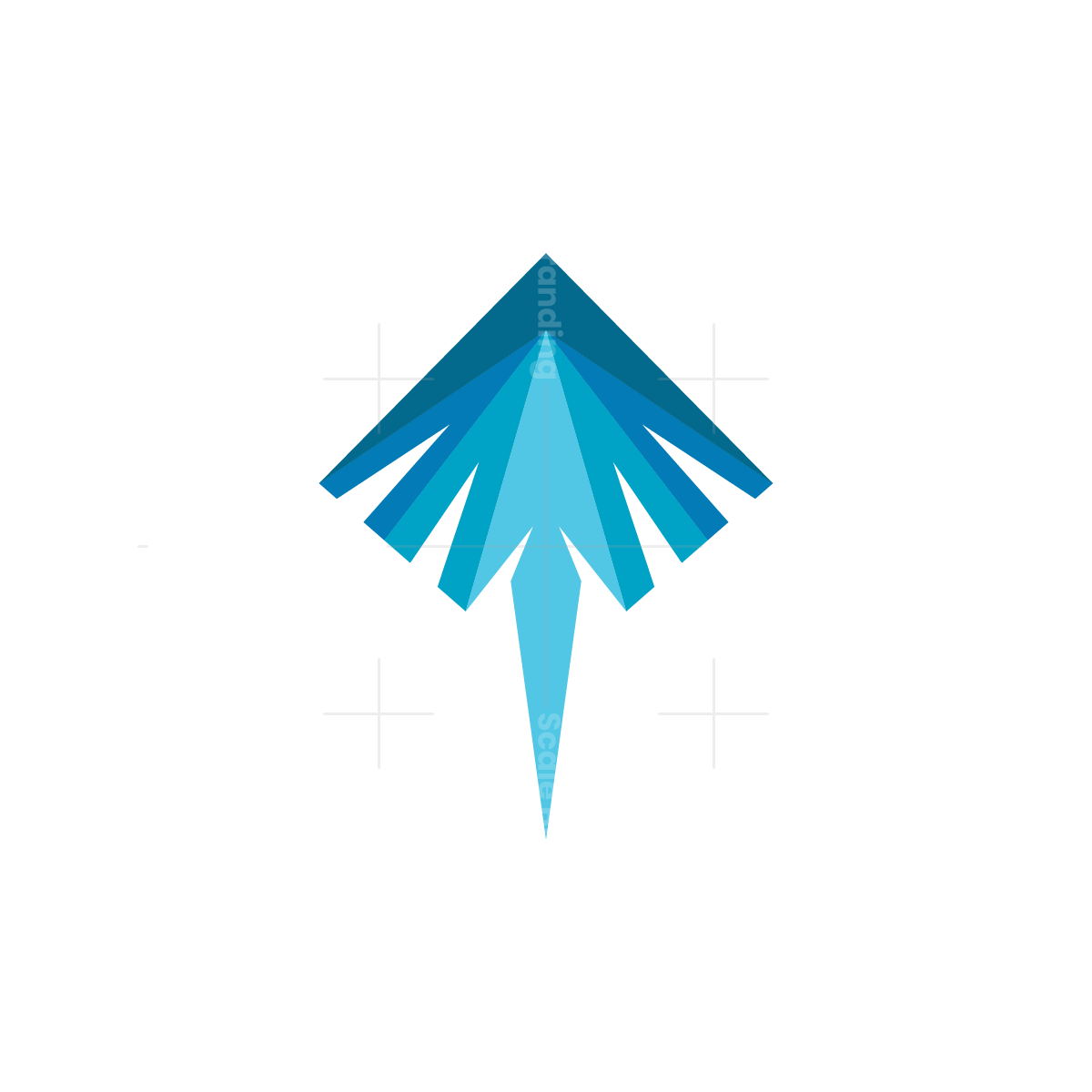 Blue Stingray Logo | Scalebranding