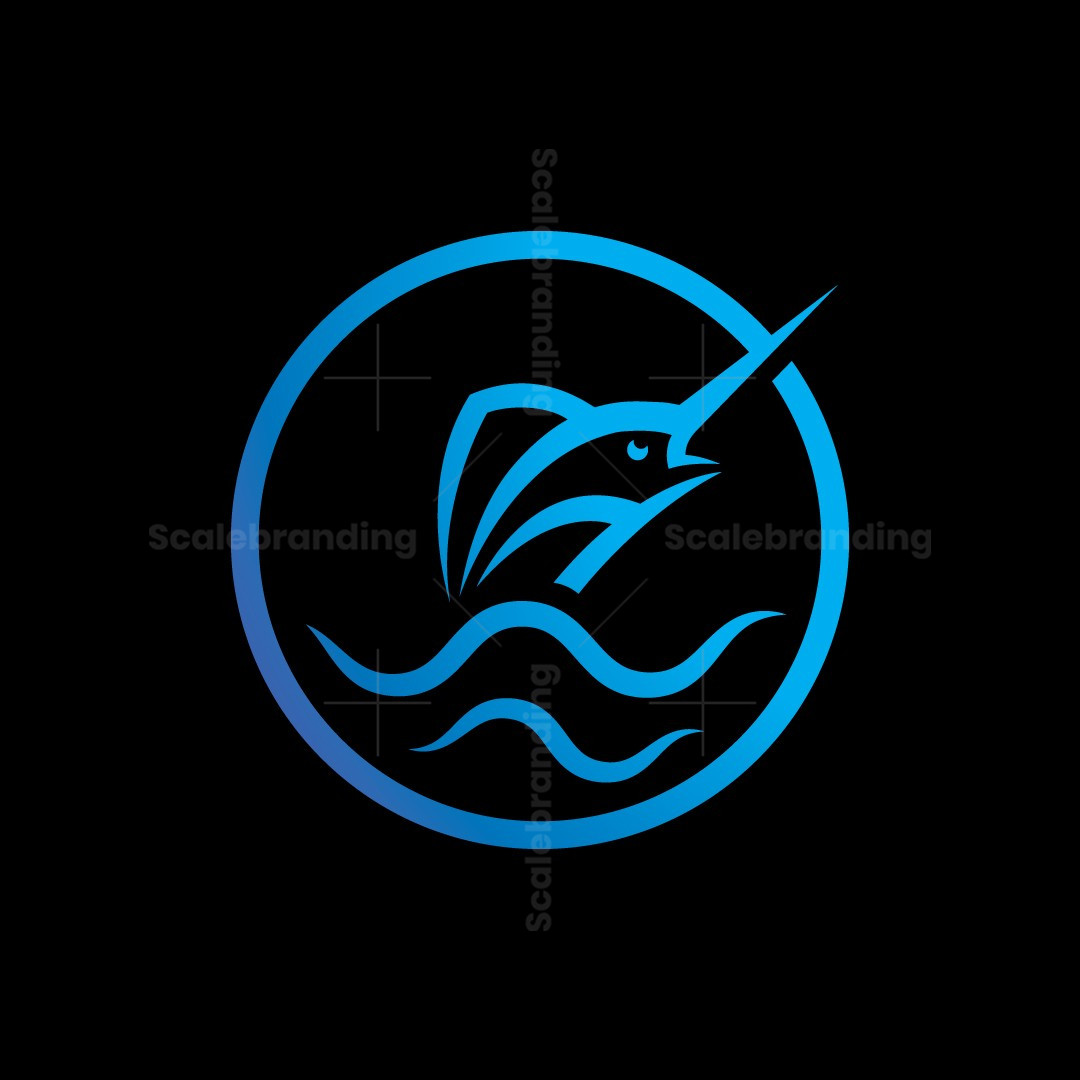 Blue Swordfish Logo | Scalebranding