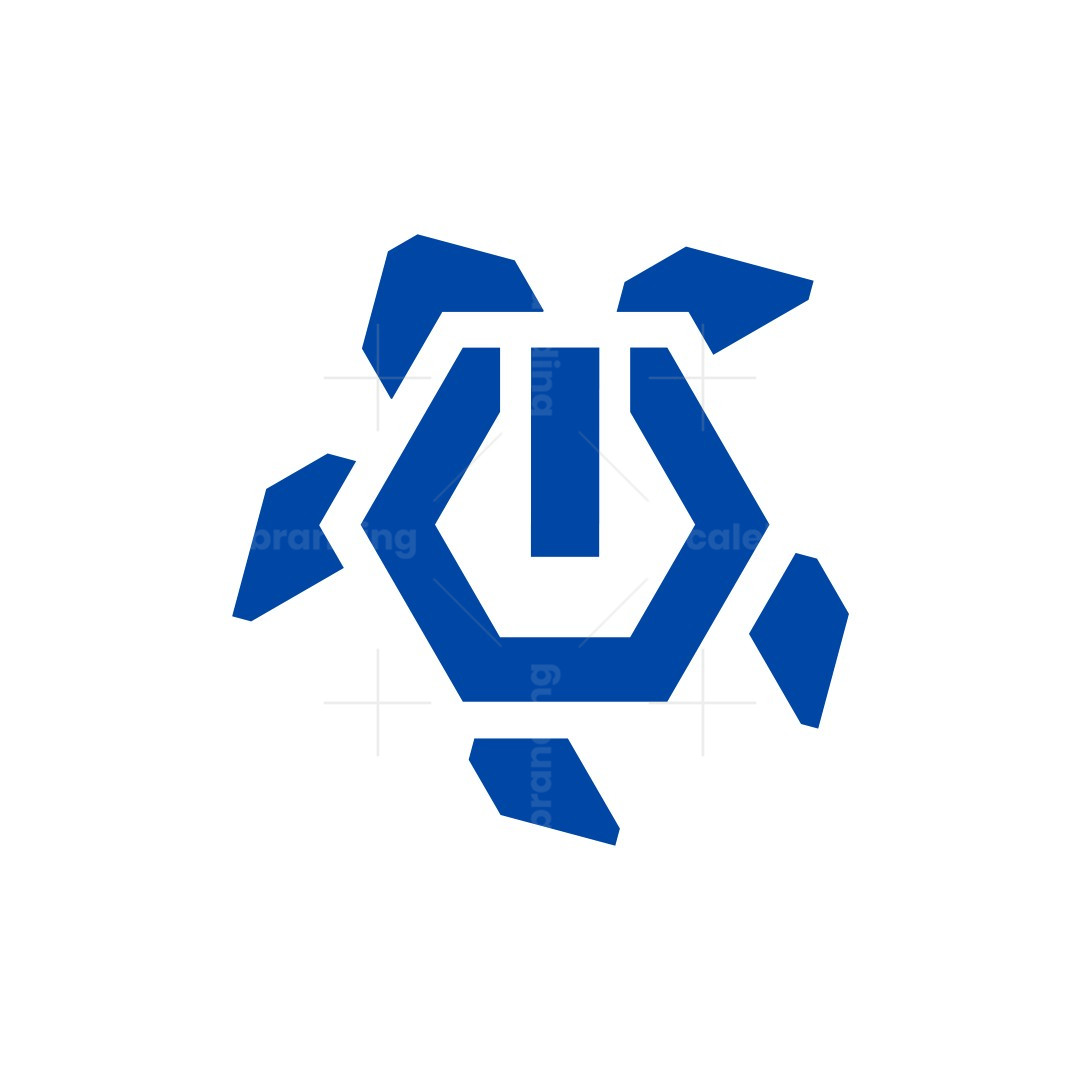 Blue Turtle Power Technology Logo | Scalebranding