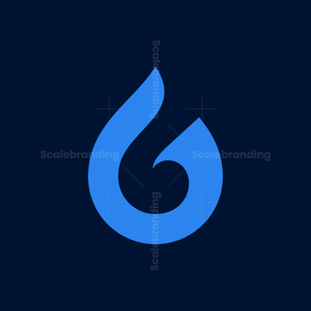 Pure Water G Drop Logo | Scalebranding