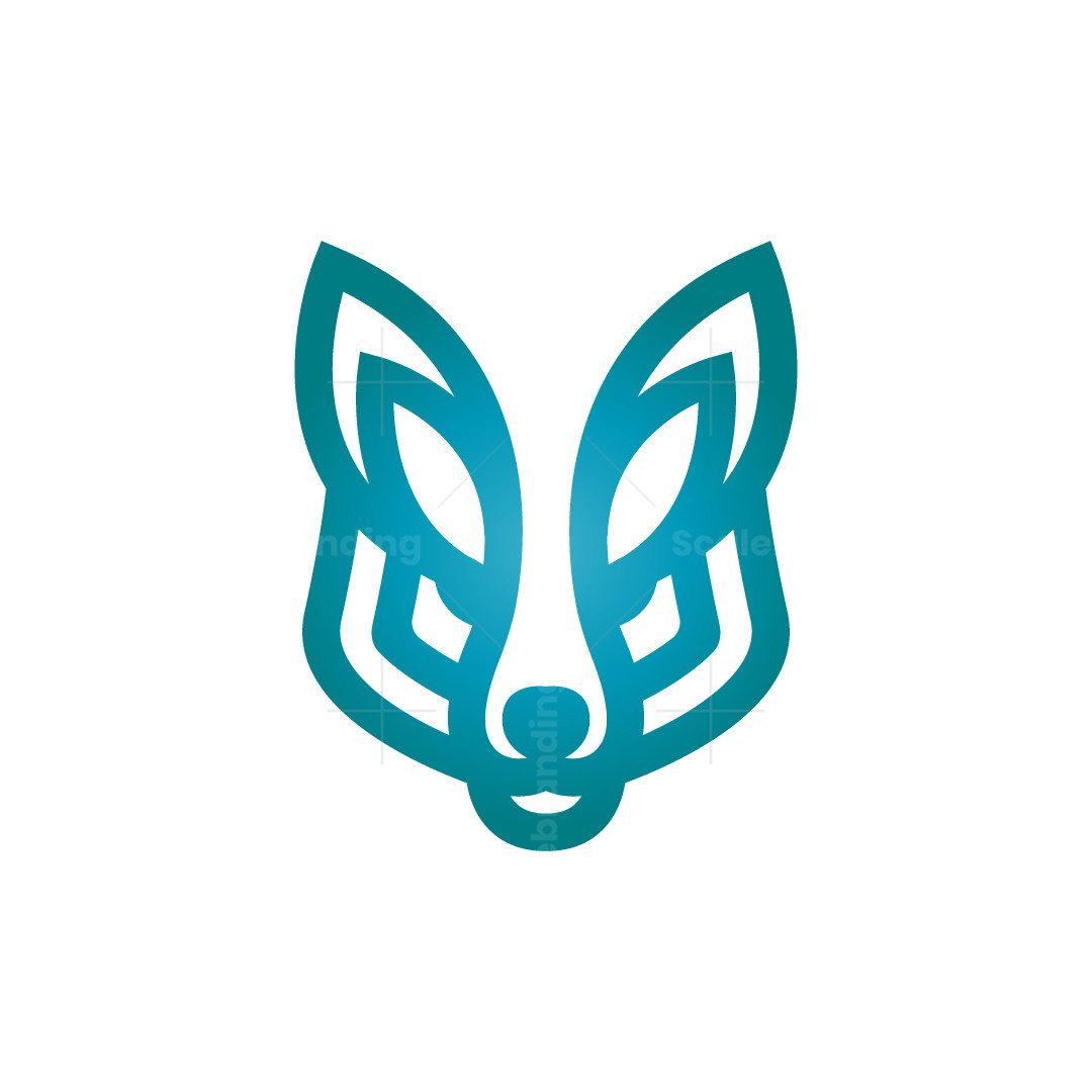 Wolf Head Logo Blue Wolf Logo Cool Alpha Vector Wolf Logo | Scalebranding