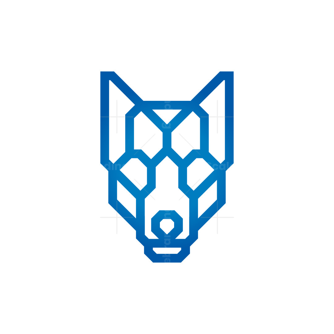 Blue Wolf Logo Wolf Head Logo | Scalebranding