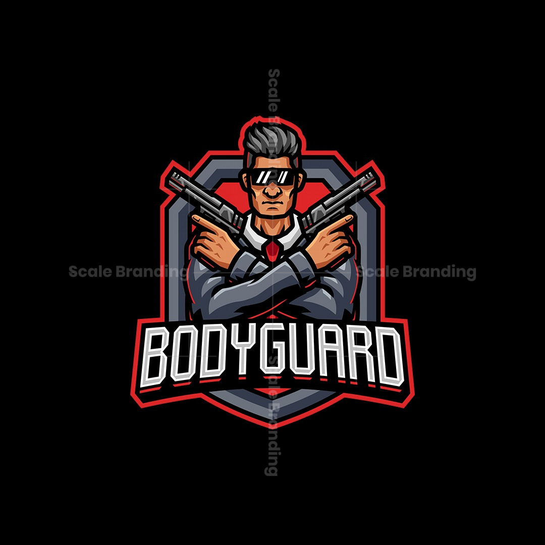 Bodyguard Mascot Logo | Scalebranding