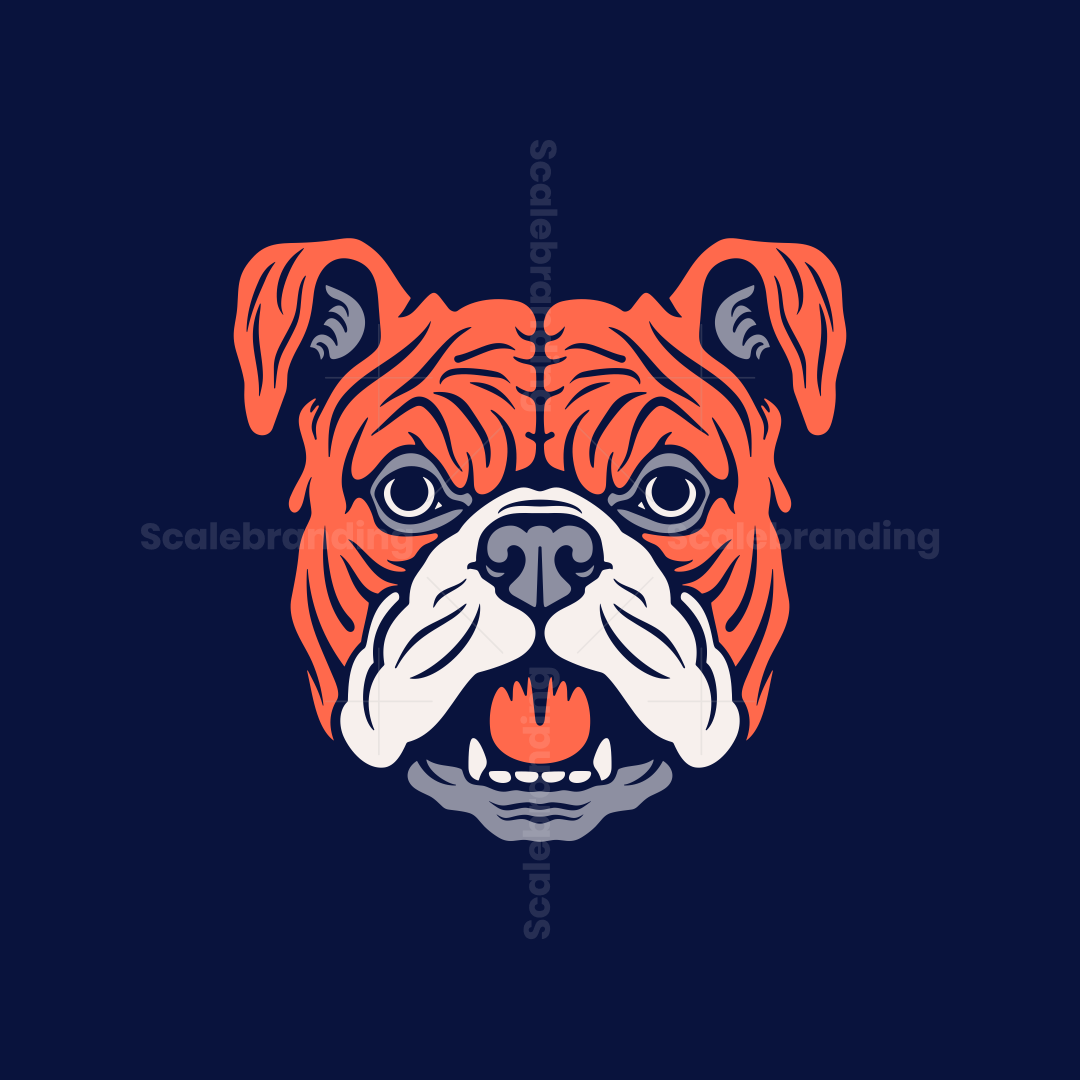 Bold Bulldog Head Logo Design | Scalebranding