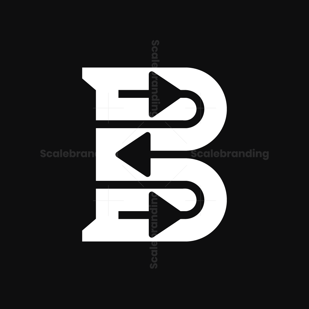 Bold Letter B Arrow Logo | Scalebranding