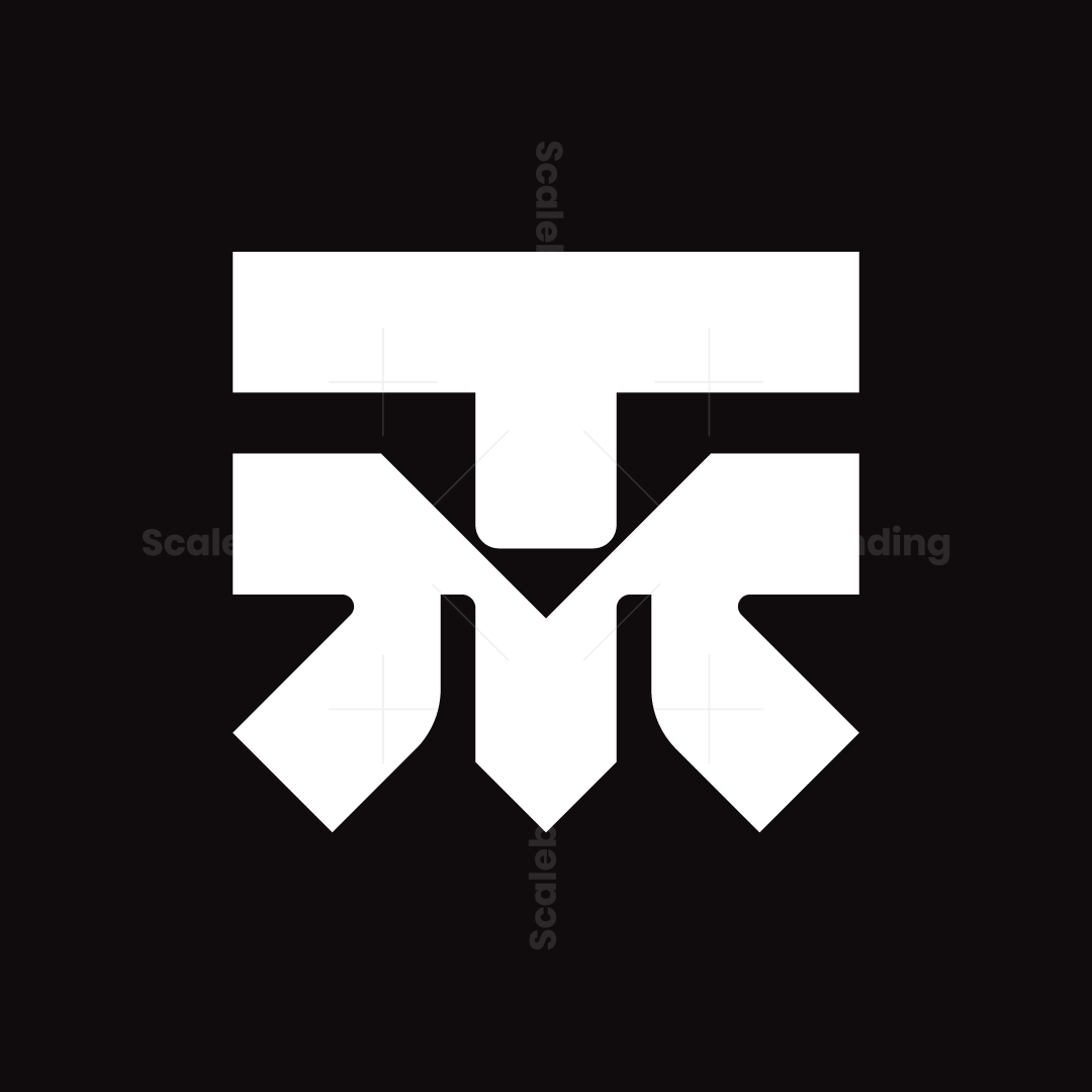 Bold Letter MT Monogram Logo | Scalebranding