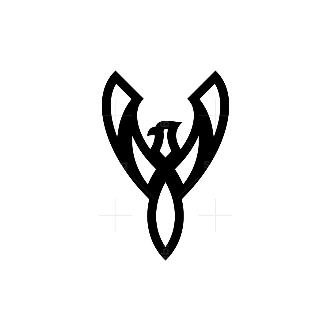 Bold Rising Bird Logo | Scalebranding