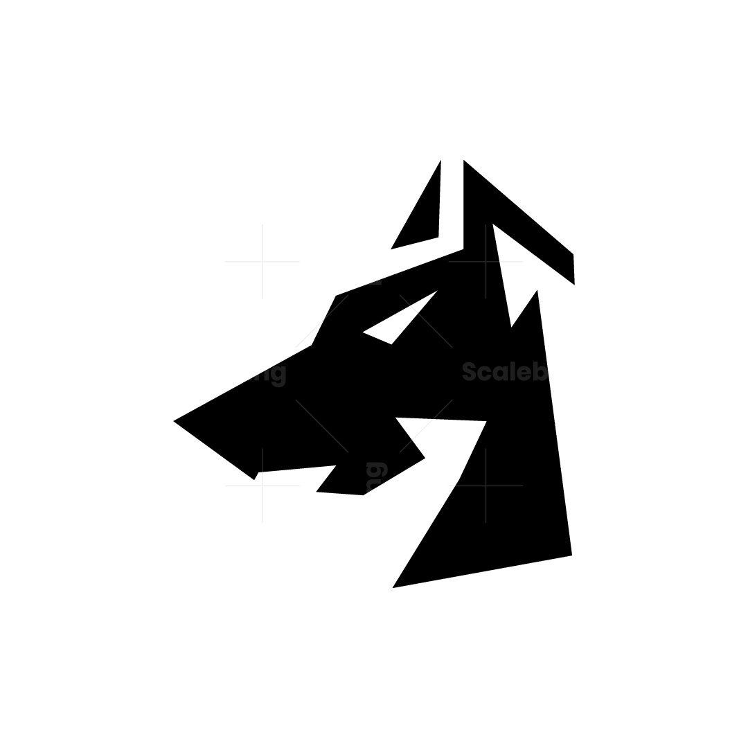 Bold Strong Dog Modern Logo | Scalebranding