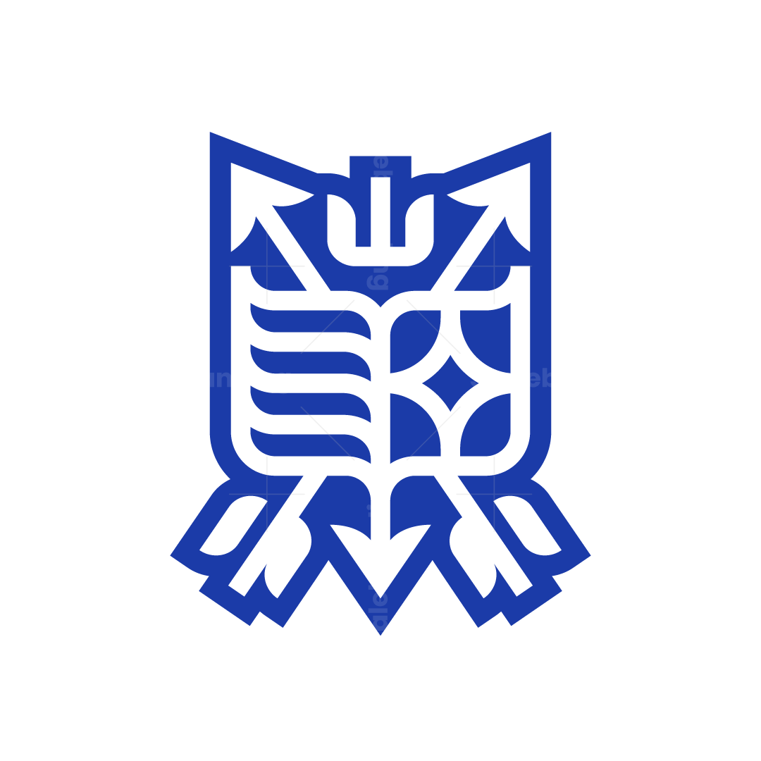 Book Arrow Crown Heraldic Logo | Scalebranding