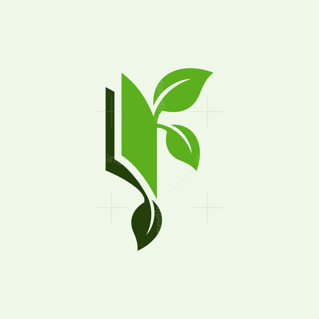 Book Paper Leaf Logo | Scalebranding