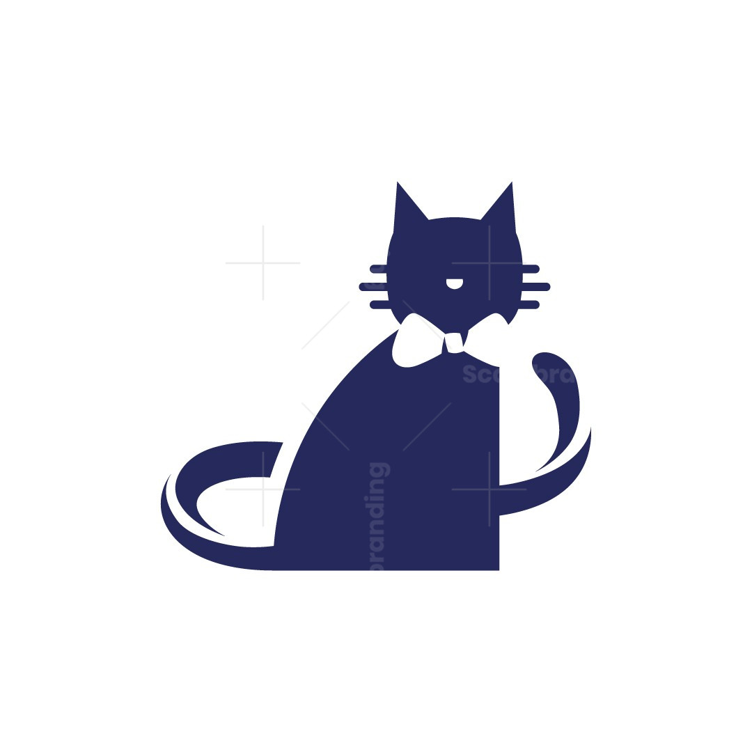 Bow Tie Cat Logo | Scalebranding