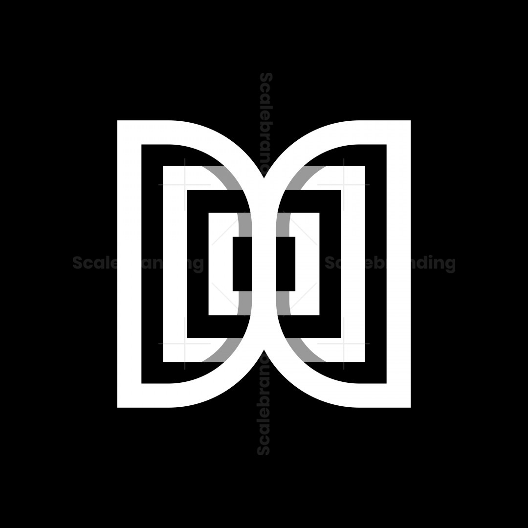 Letter D Box Line Art Logo | Scalebranding