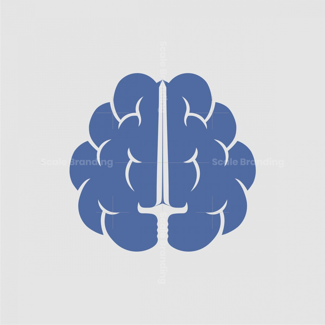 Brain sword logo | Scalebranding
