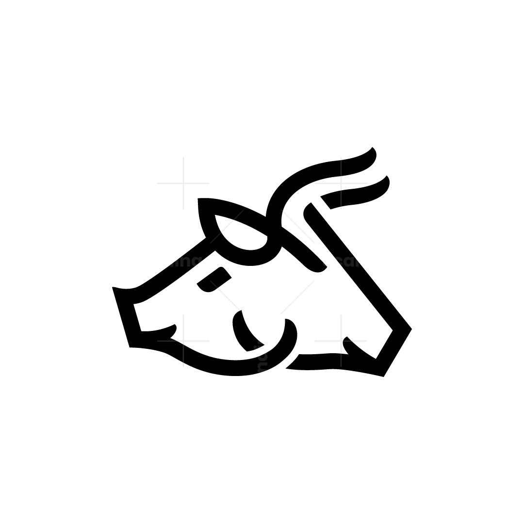 Bull And Pig Logo Farm Logo | Scalebranding