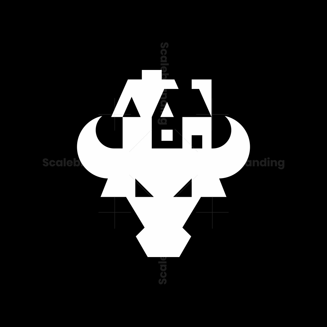 Bull Real Estate Geometric Logo | Scalebranding