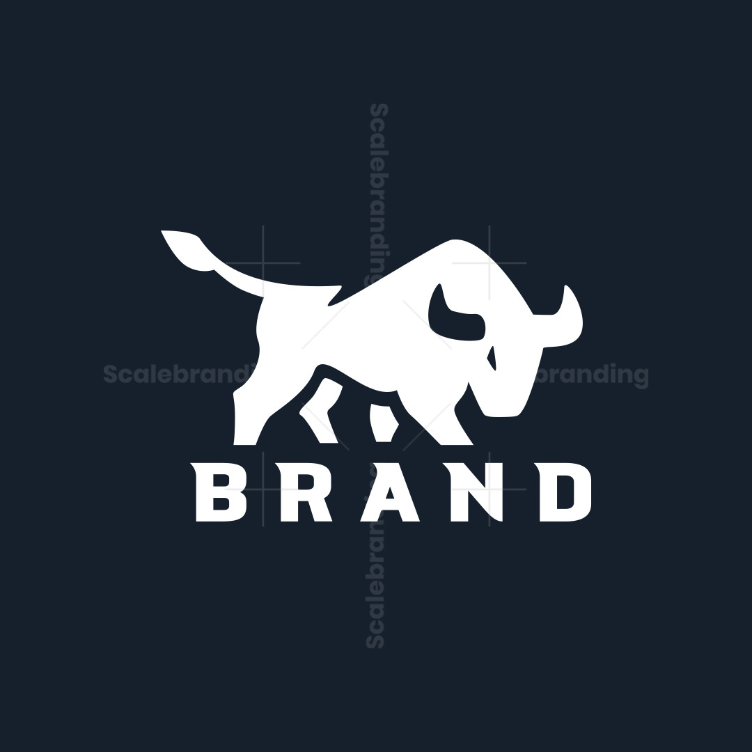 Brand With Bull Logo Bear Vs Bull Logo Design Template | Free Design