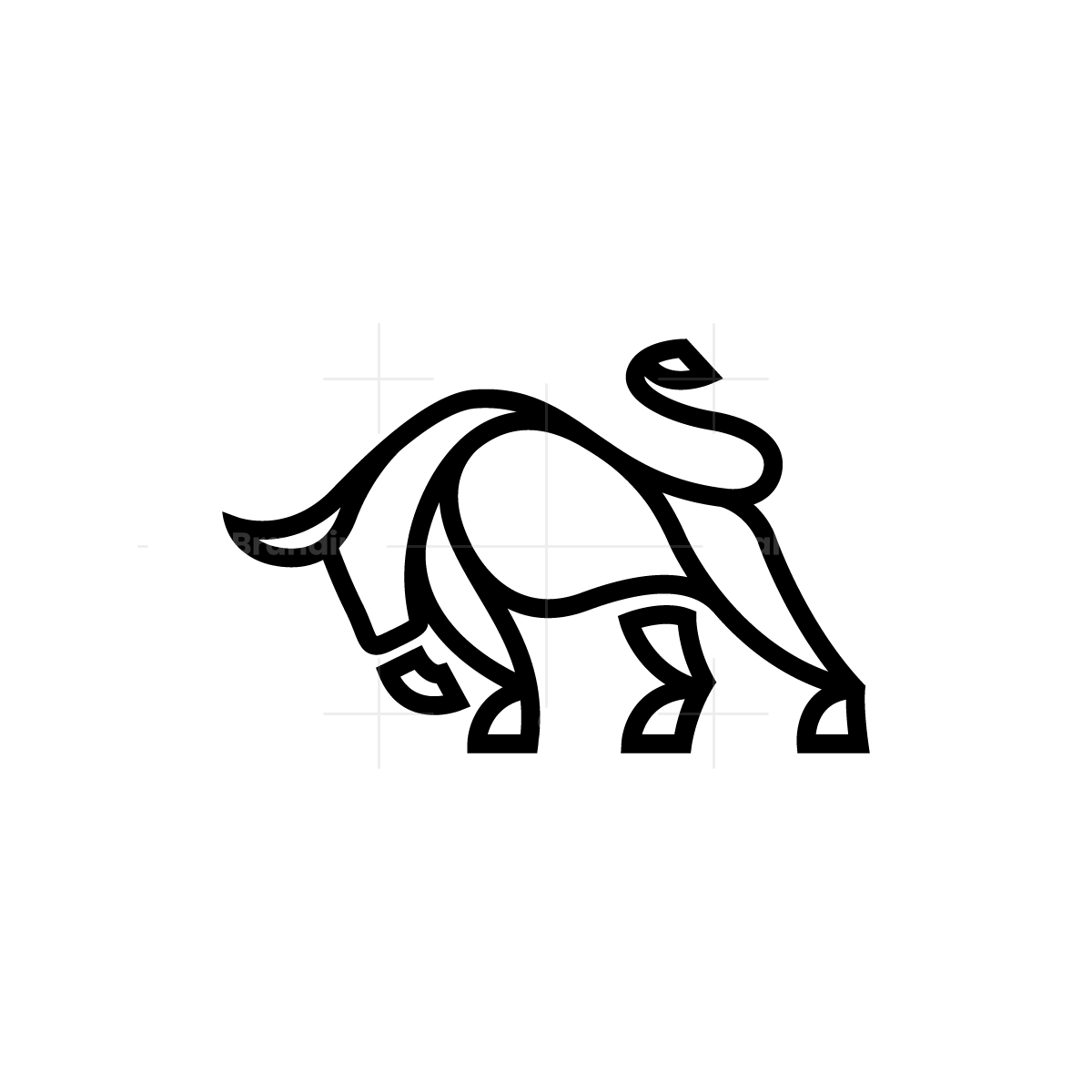 Charging Bull Logo Angry Bull Logo | Scalebranding