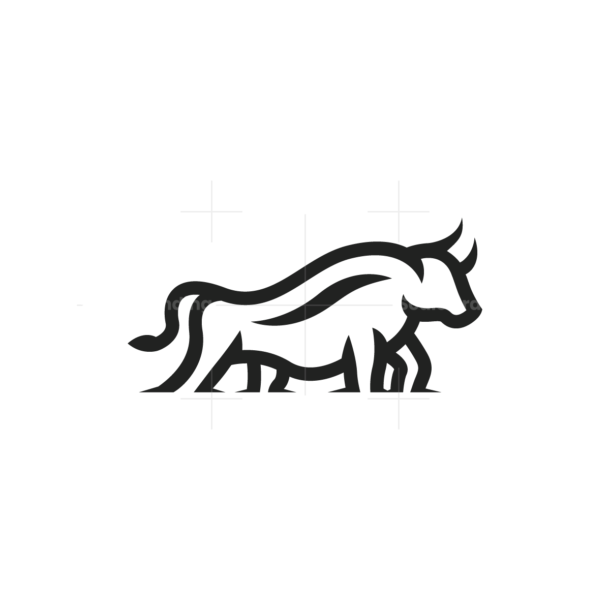 Ground Angry Bull Logo | Scalebranding