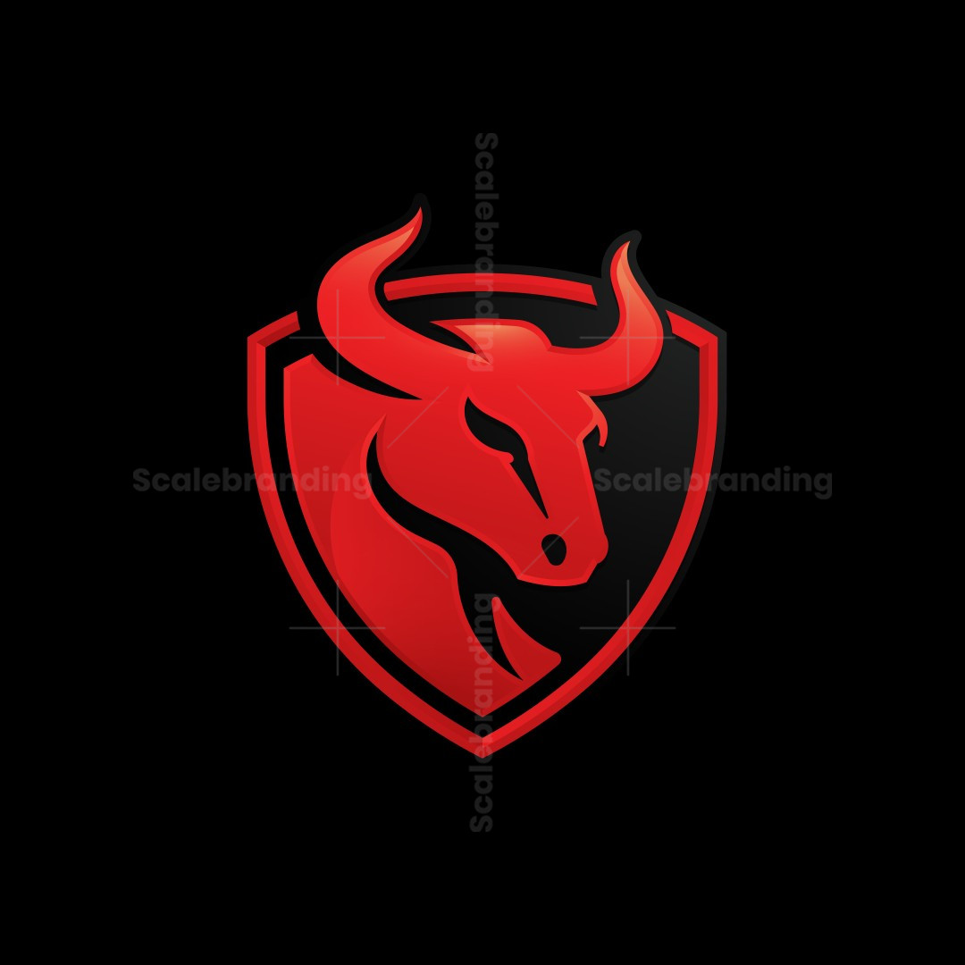 Bull Modern Shield Logo | Scalebranding