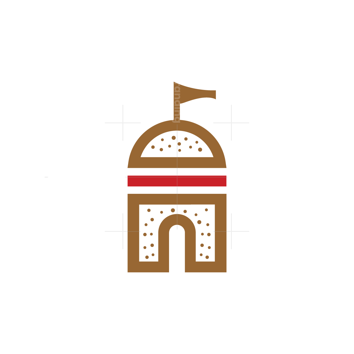 Burger Fort Logo Food Castle Logo | Scalebranding