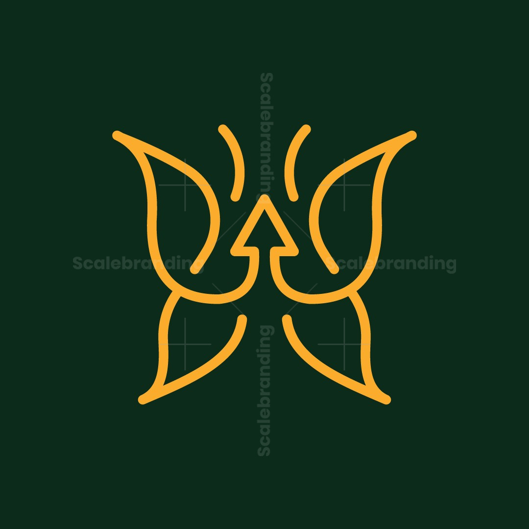 Butterfly Arrow Logo | Scalebranding