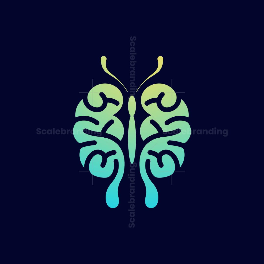 butterfly brain Logo | Scalebranding
