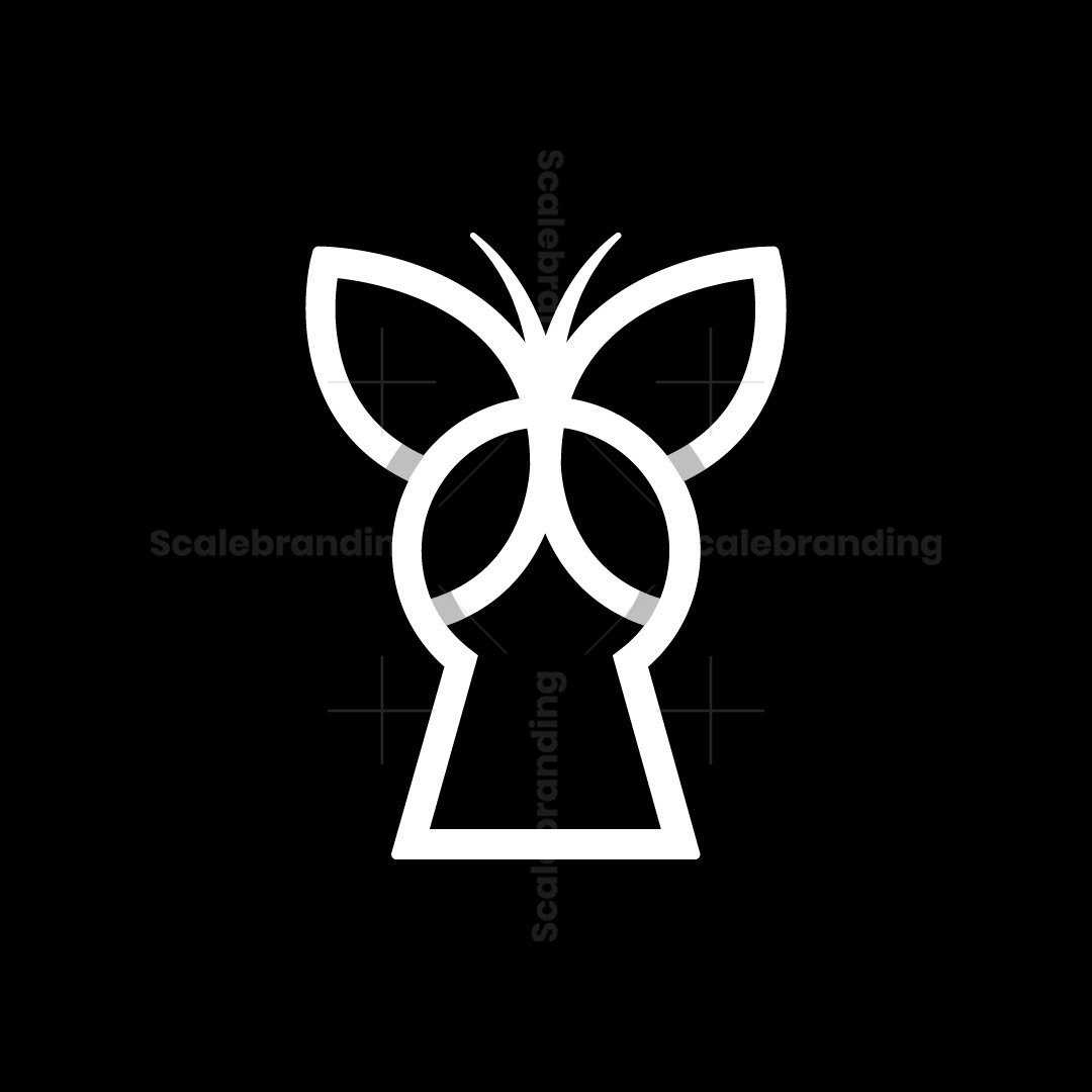 Butterfly Keyhole Logo | Scalebranding