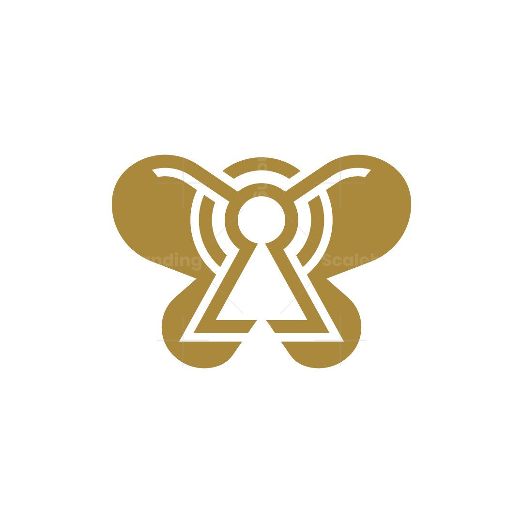 Butterfly Keyhole Logo | Scalebranding