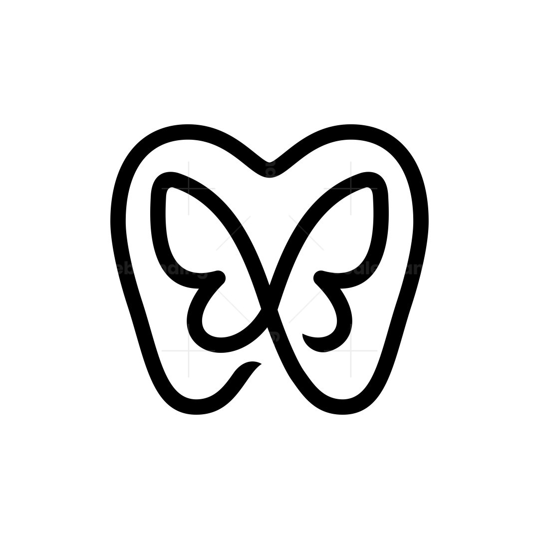 Butterfly Teeth Logo | Scalebranding