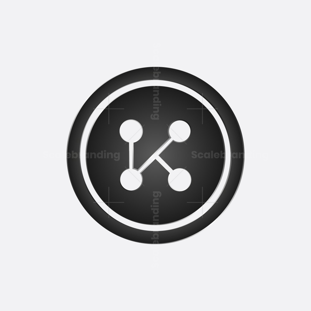 Button And Letter K Logo | Scalebranding