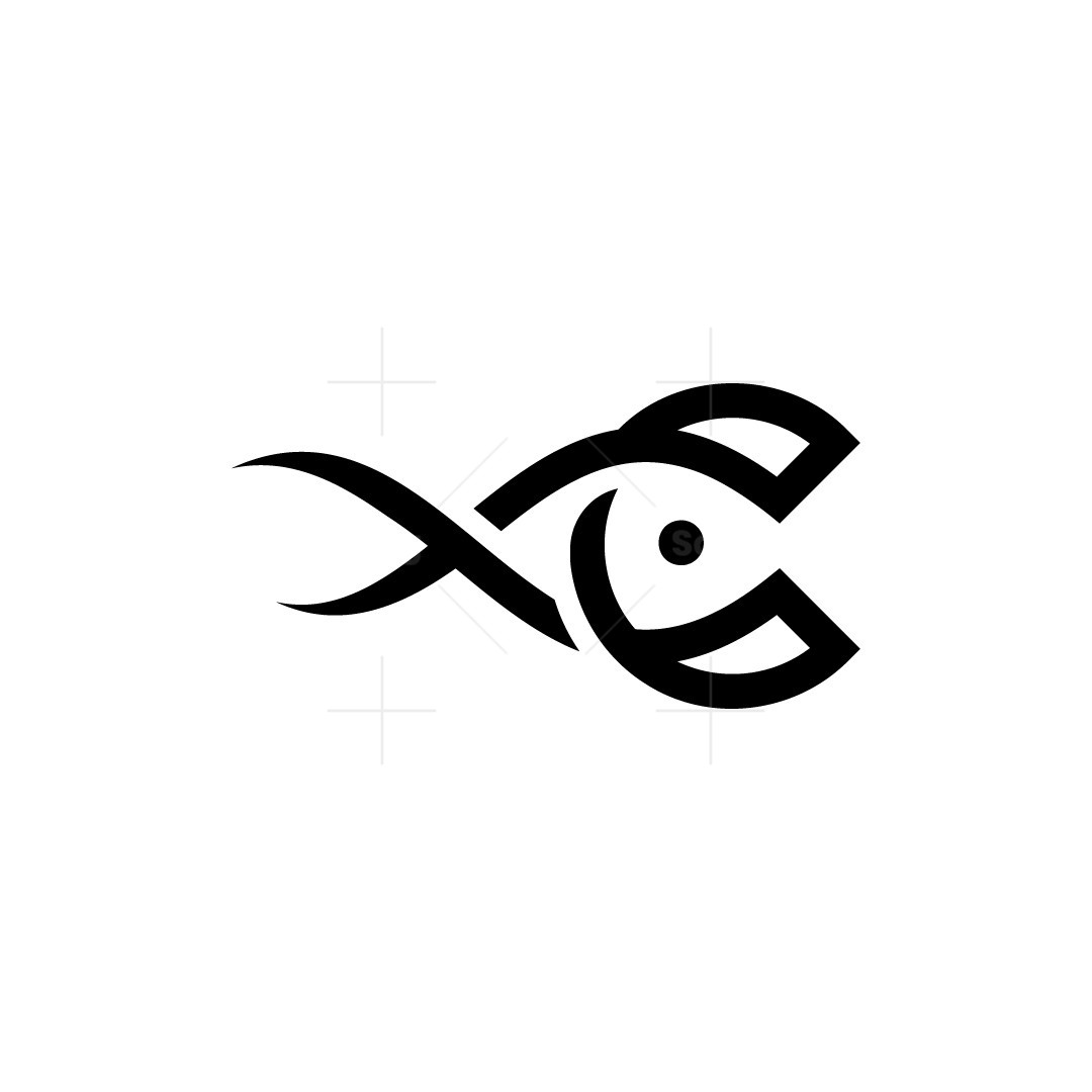 C Fish Or C Flame Logo | Scalebranding