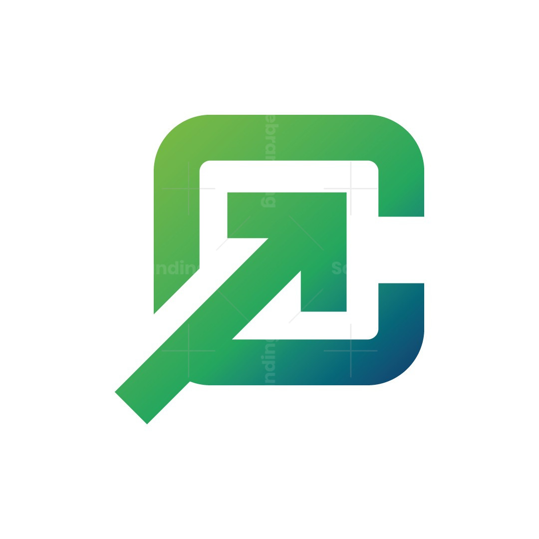 C Letter Arrow Logo | Scalebranding