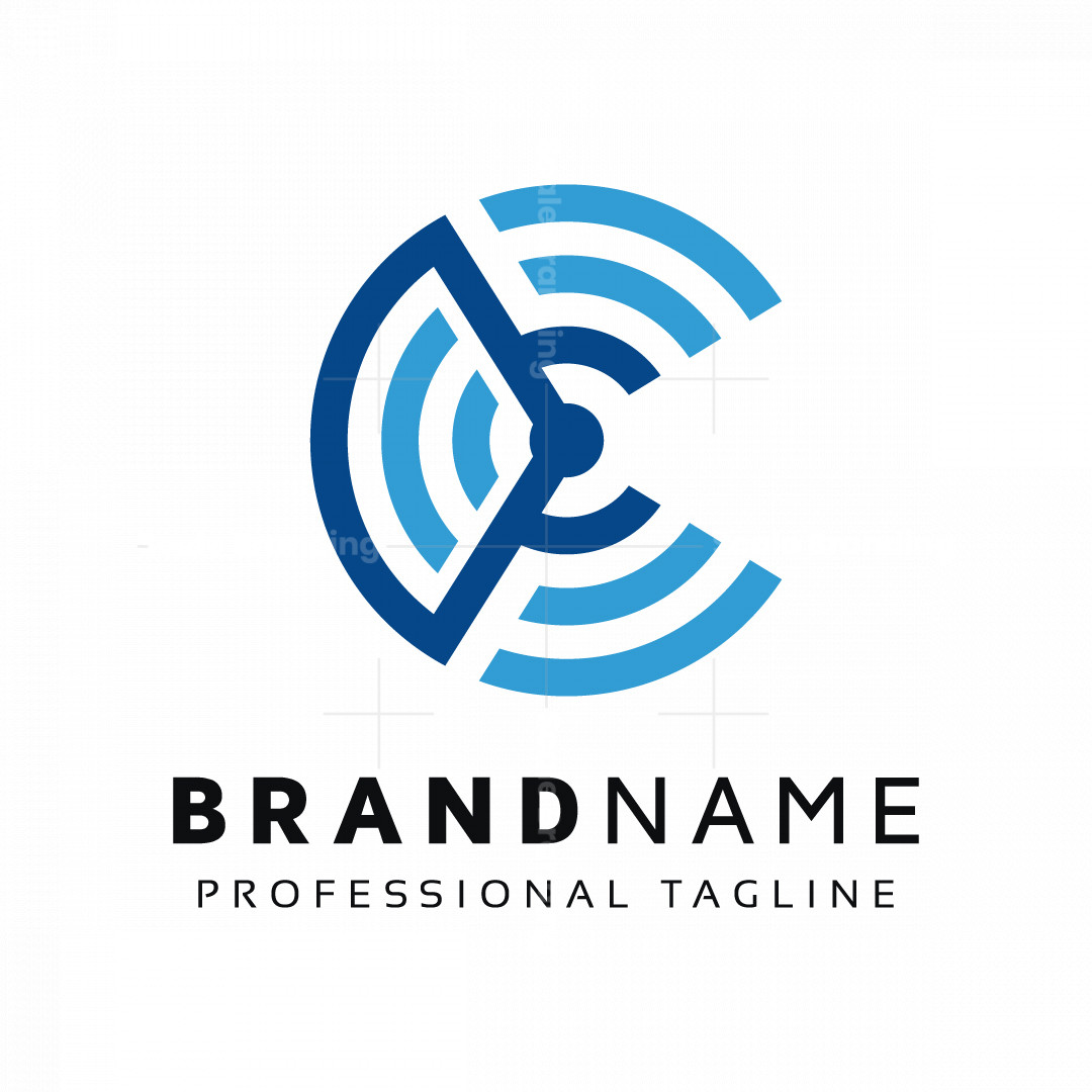 C Letter Signal Logo | Scalebranding