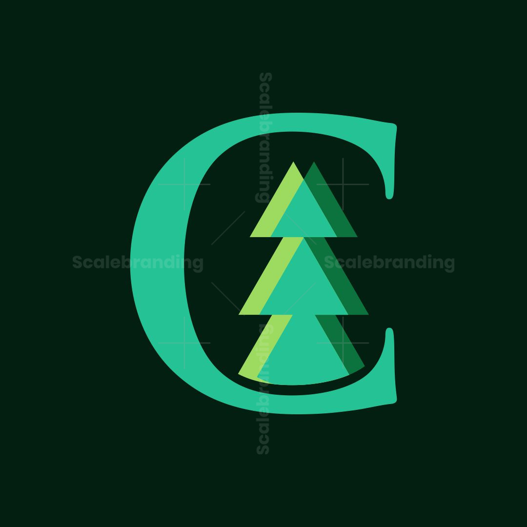 C Tree Pine Logo | Scalebranding