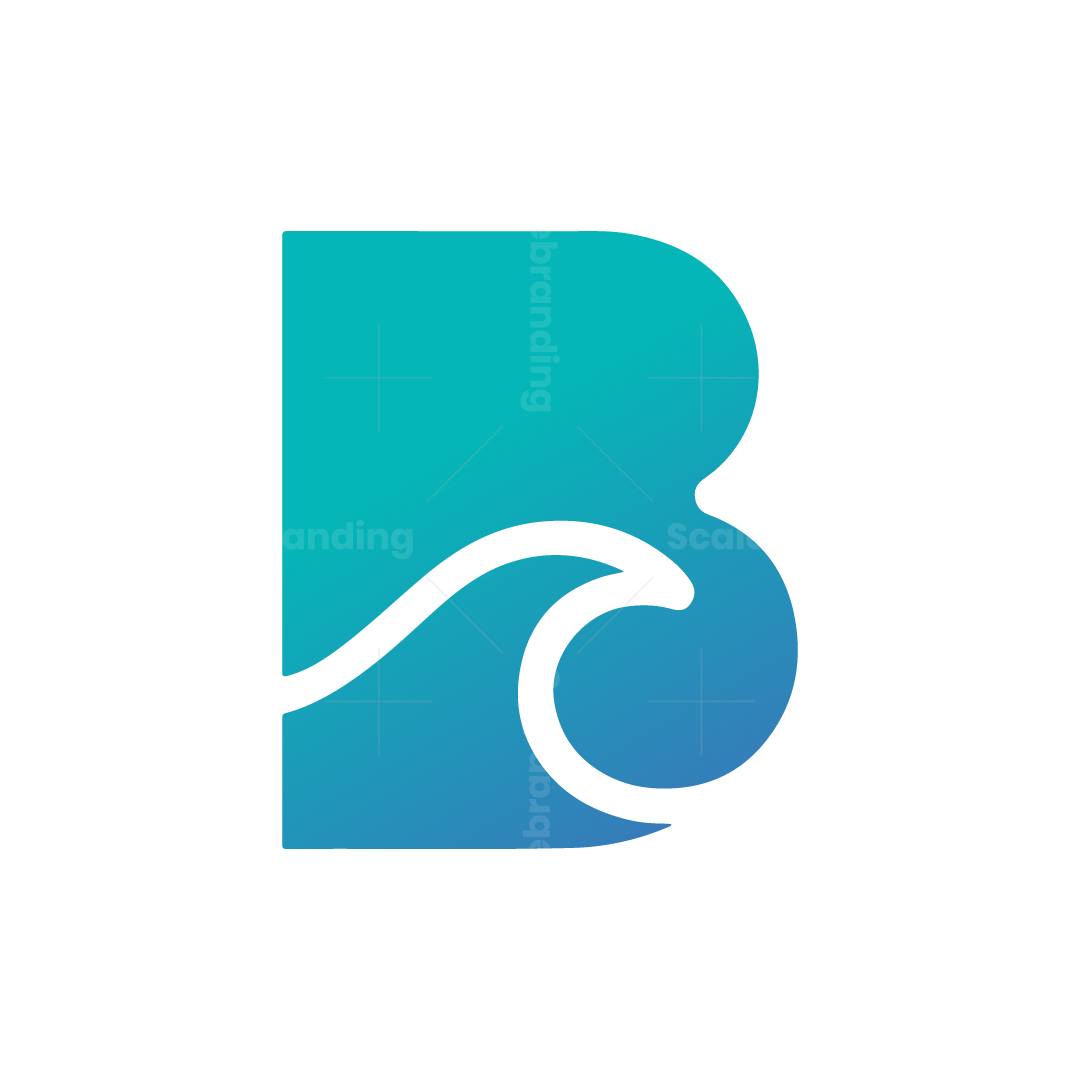 Bold Wave Letter B Logo | Scalebranding