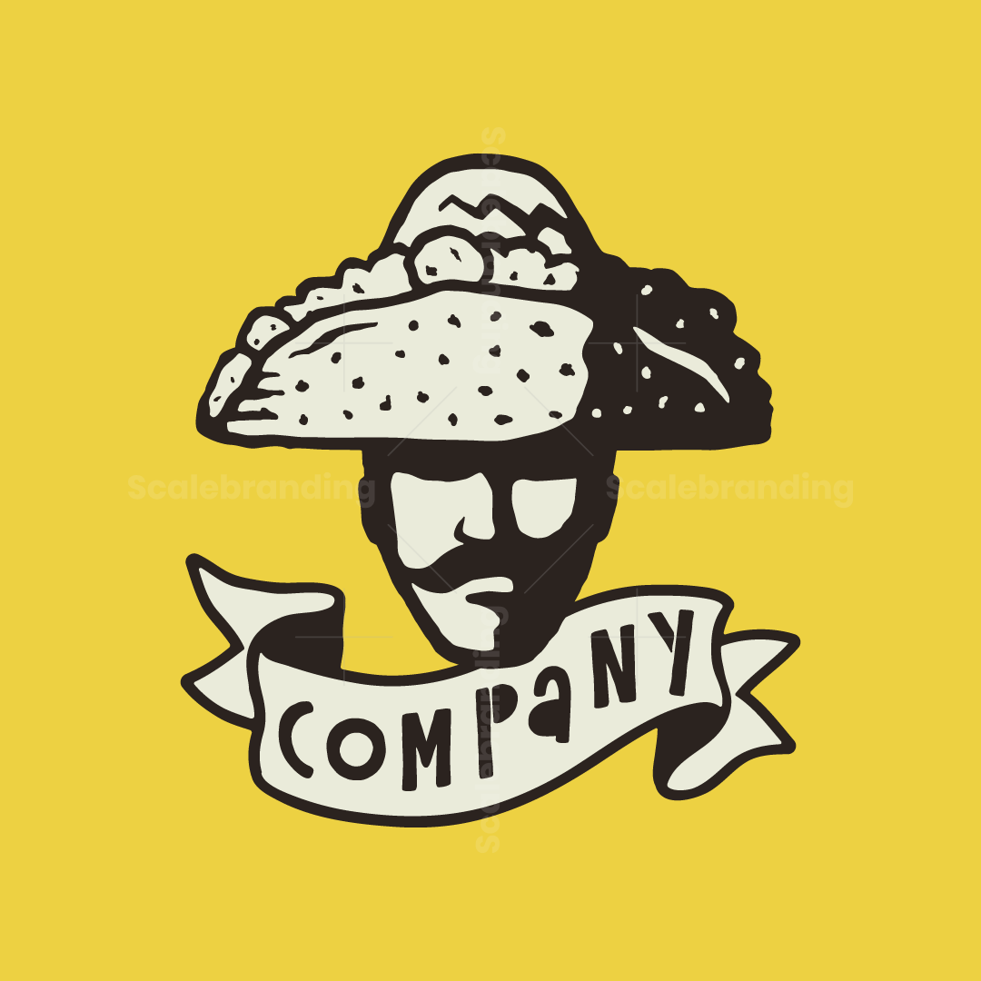 The Taco Hat Man Logo | Scalebranding