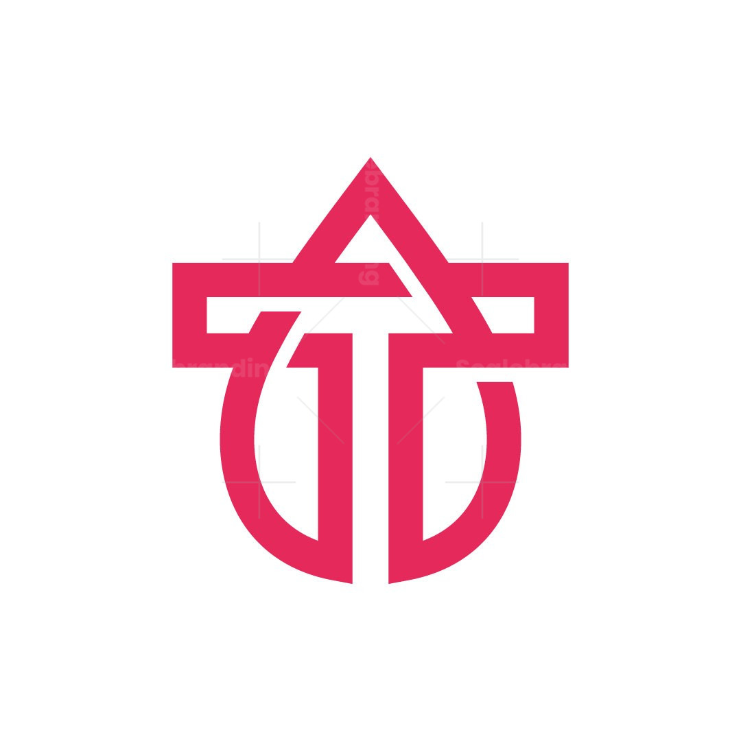 Water Drop Letter T Logo | Scalebranding