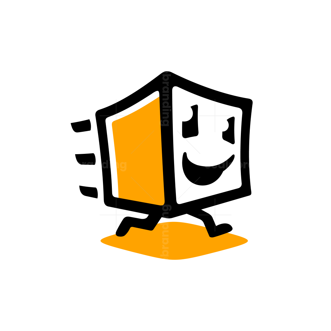 Red Box Delivery Mascot Logo | Scalebranding