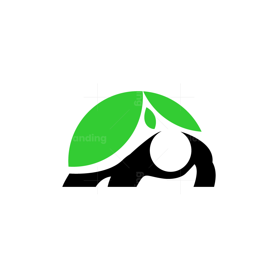 The Leaf with Turtle logo | Scalebranding