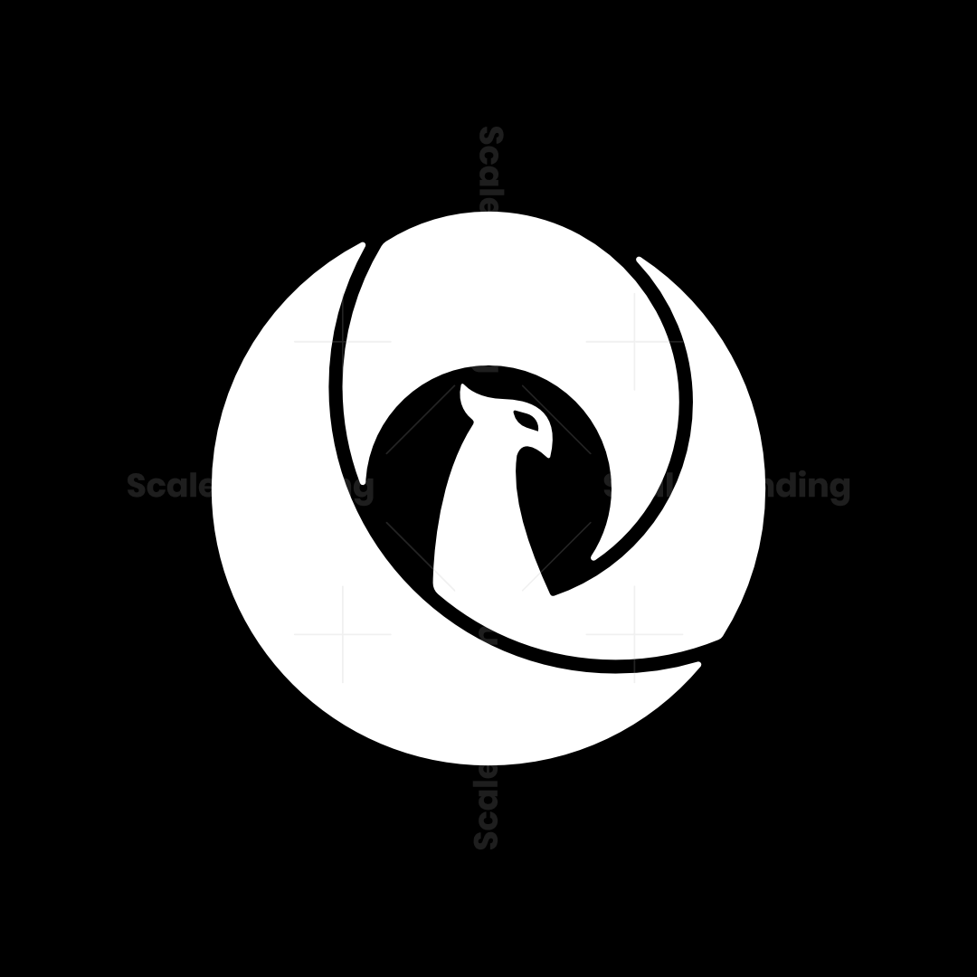 Abstract phoenix circle logo | Scalebranding