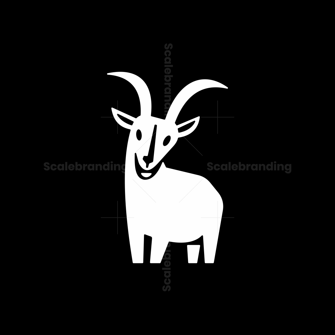 Minimalist Playful Goat Logo Design | Scalebranding